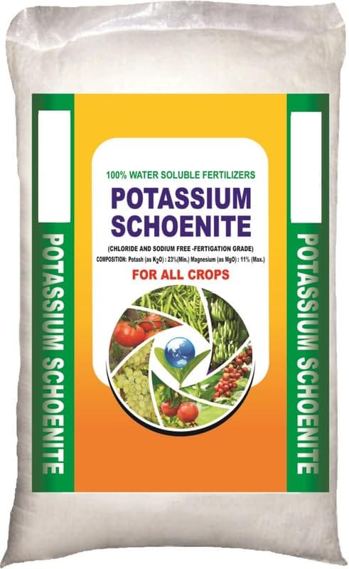 Potassium Schoenite 100% Water Soluble Fertilizer for All Crops - 1KG