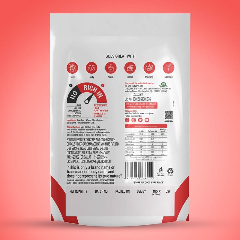 Nutraj Snackrite Almond Roasted & Salted, Cashew Roasted & Salted ...