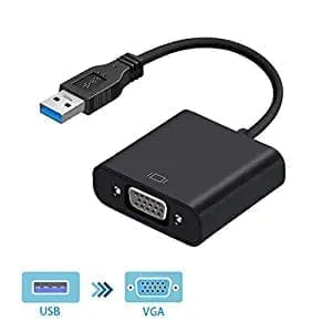 USB 3.0 to VGA Adapter External USB 3.0 Video Display Cable for PC ...