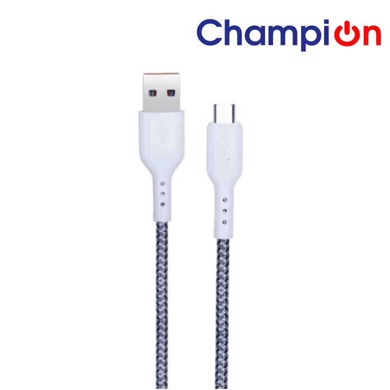 Champion USB to Micro 2.4Amp Data Sync & Charging Cable Braided 1M for ...