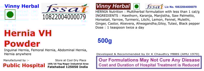 Acidity VH Herbal Supplement Powder 500g Jar