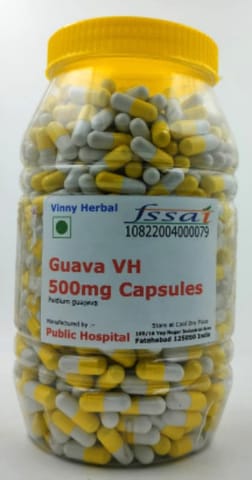 Guava VH Herbal Supplement 500mg Capsules