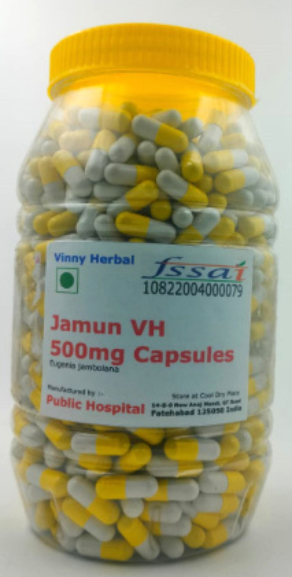 Jamun VH Herbal Supplement 500mg Capsules