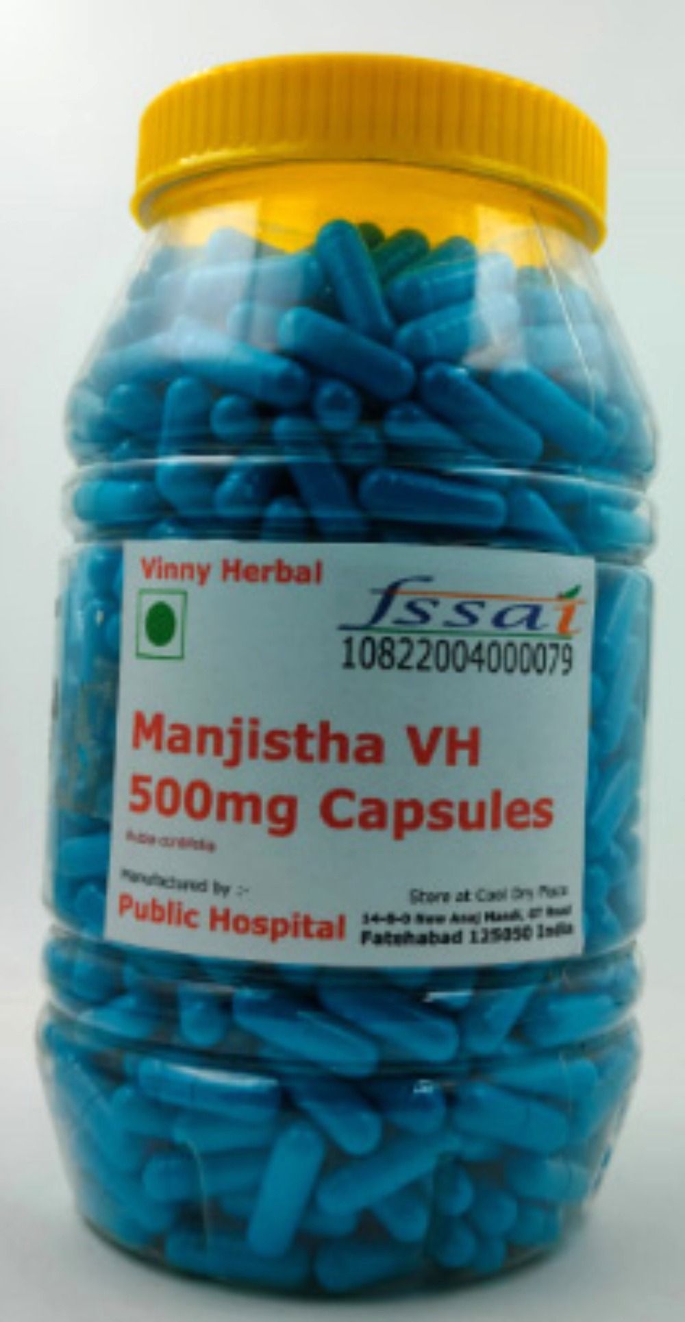 Manjistha VH Herbal Supplement 500mg Capsules