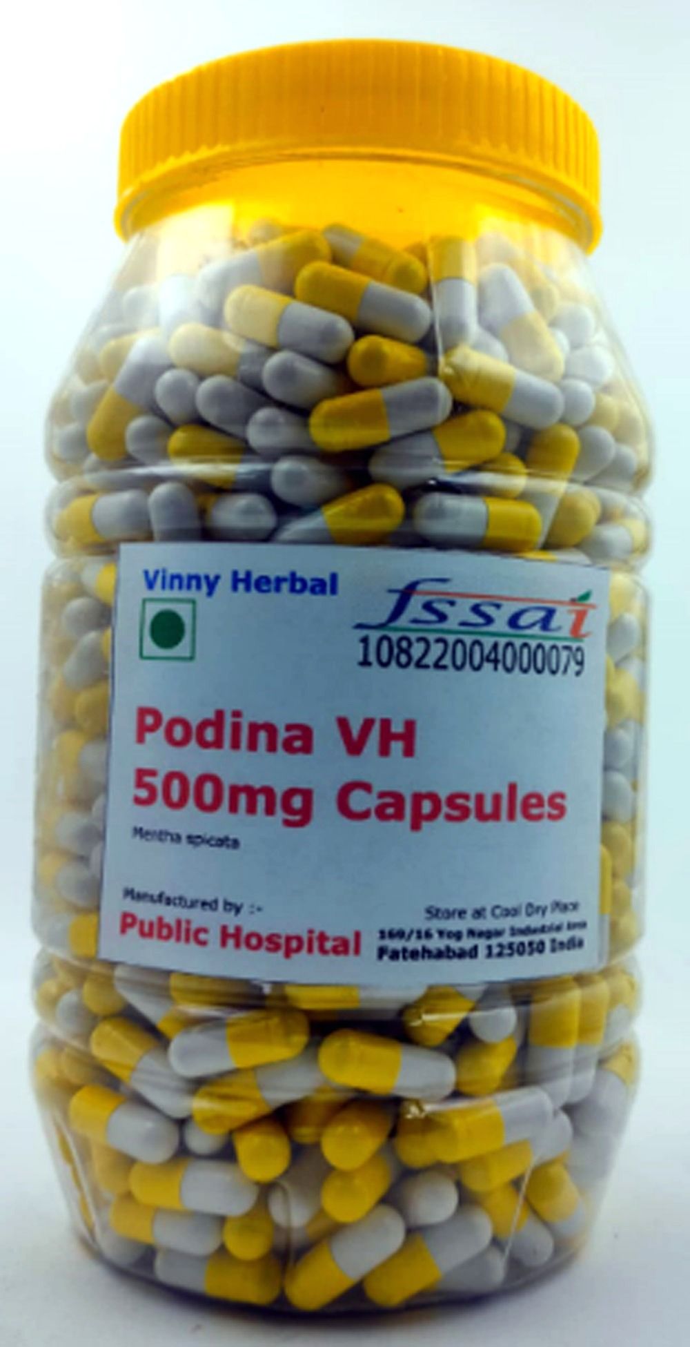 Podina VH Herbal Supplement 500mg Capsules