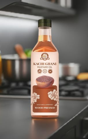 Wood Pressed Black Mustard Oil – Pure and Traditionally Made Kachi ...