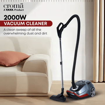 Croma 2000 W Dry Vacuum Cleaner with Hepa Filter (Bagged Dust ...