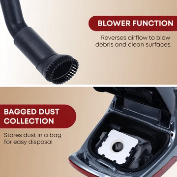 Croma 2000 W Dry Vacuum Cleaner with Hepa Filter (Bagged Dust ...