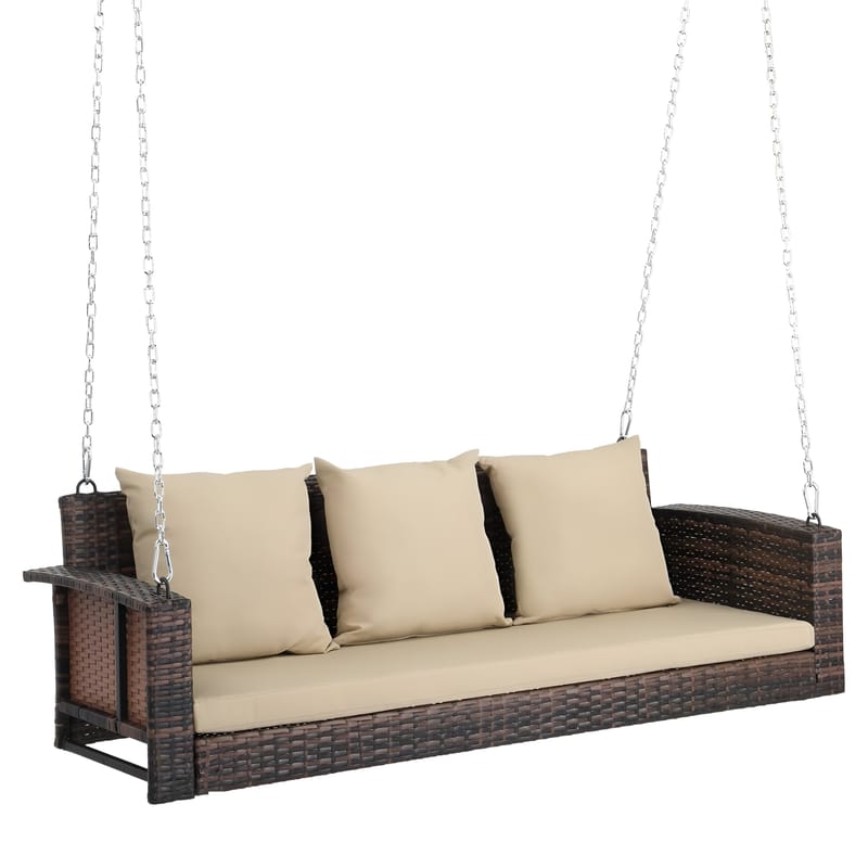 MJA FURNITURE Patio Outdoor Swing Chair 3 Seater Without Stand for ...