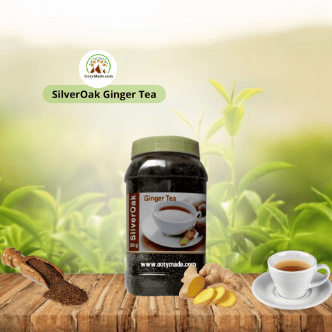 Nilgiris Silver Oak Ginger Tea – Authentic Ooty Tea Powder for Ultimate ...