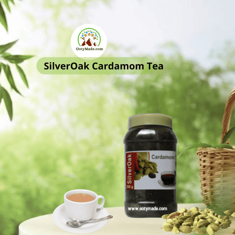Nilgiris Silver Oak Cardamom Tea - Aromatic Ooty Tea Powder from the ...