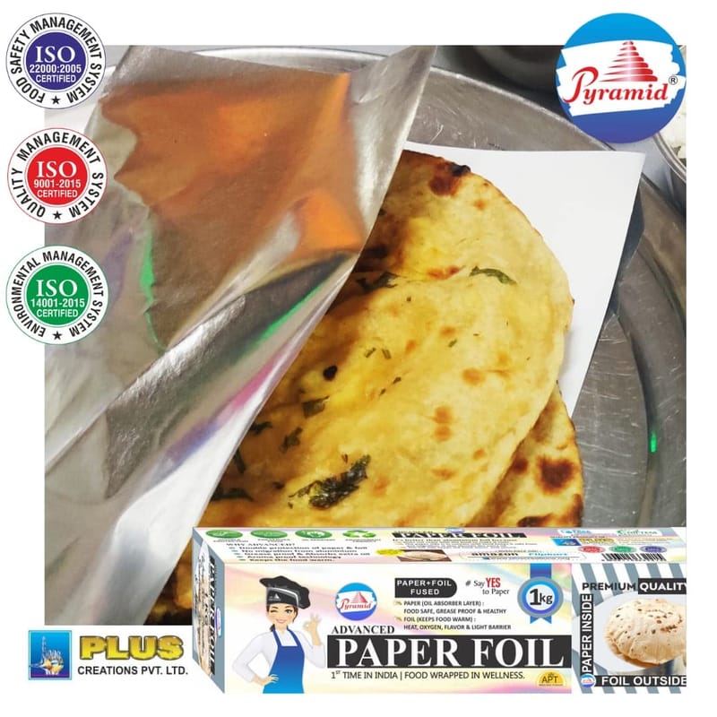 Pyramid Advanced Paper Foil Roll - 1st Time Ever Wrap in Both Paper & Foil