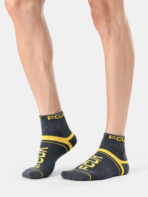FCUK Flex Barnes, Cushioned Ankle Socks