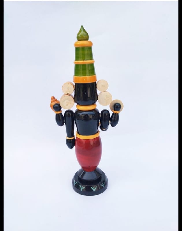 Wooden Lord Venkateswara Swamy Statue | 12 Inches | Home Decor | Gift