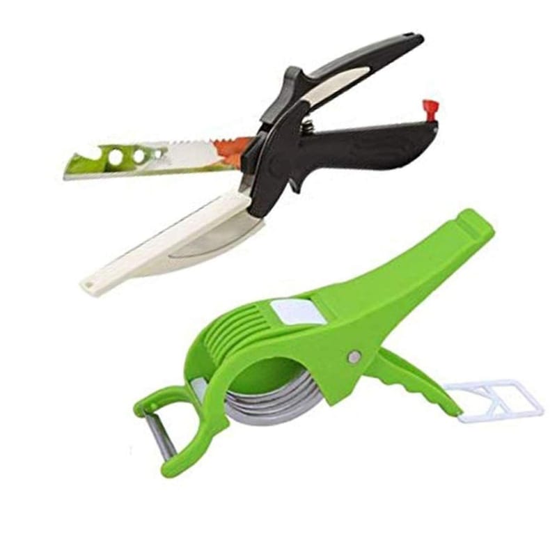 Clever Cutter with Veg Cutter Combo Kitchen Knife Food Chopper with ...