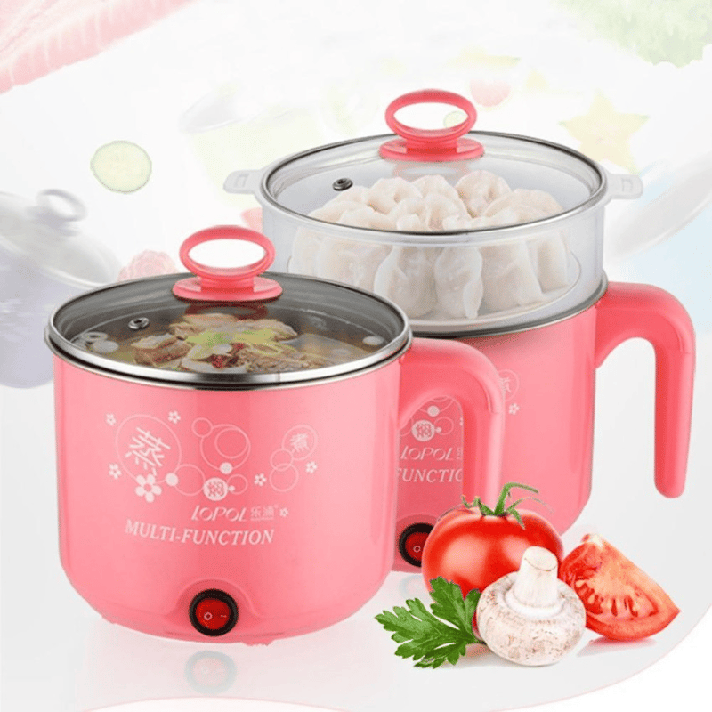 Electric Multifunction Cooking Pot Multi Purpose Cooker Mini Electric ...