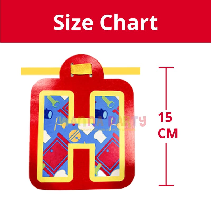 Wanna Party Doraemon Letter Banner