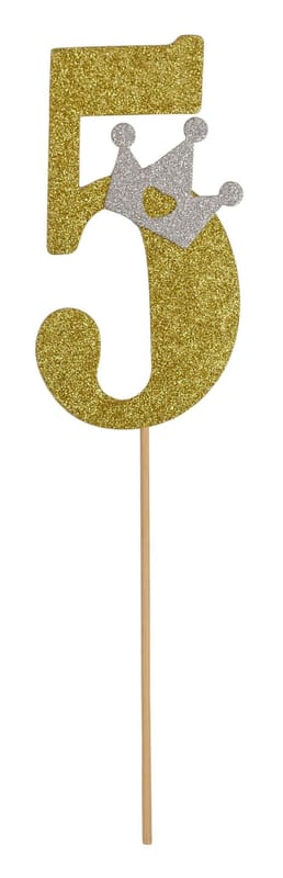 Wanna Party Numerical 5 Cake Cutout