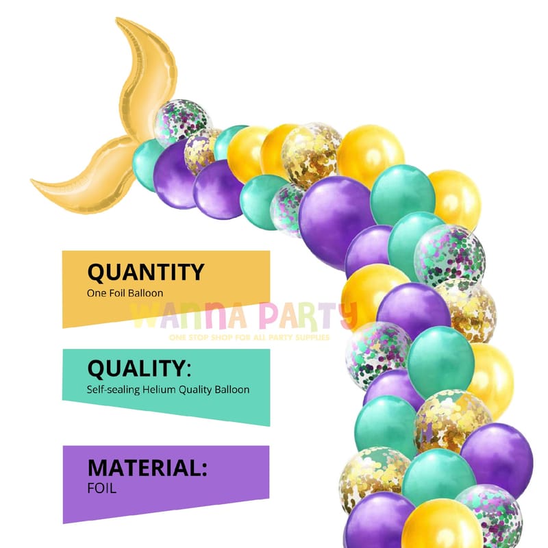Wanna Party 36" Golden Curve Balloon