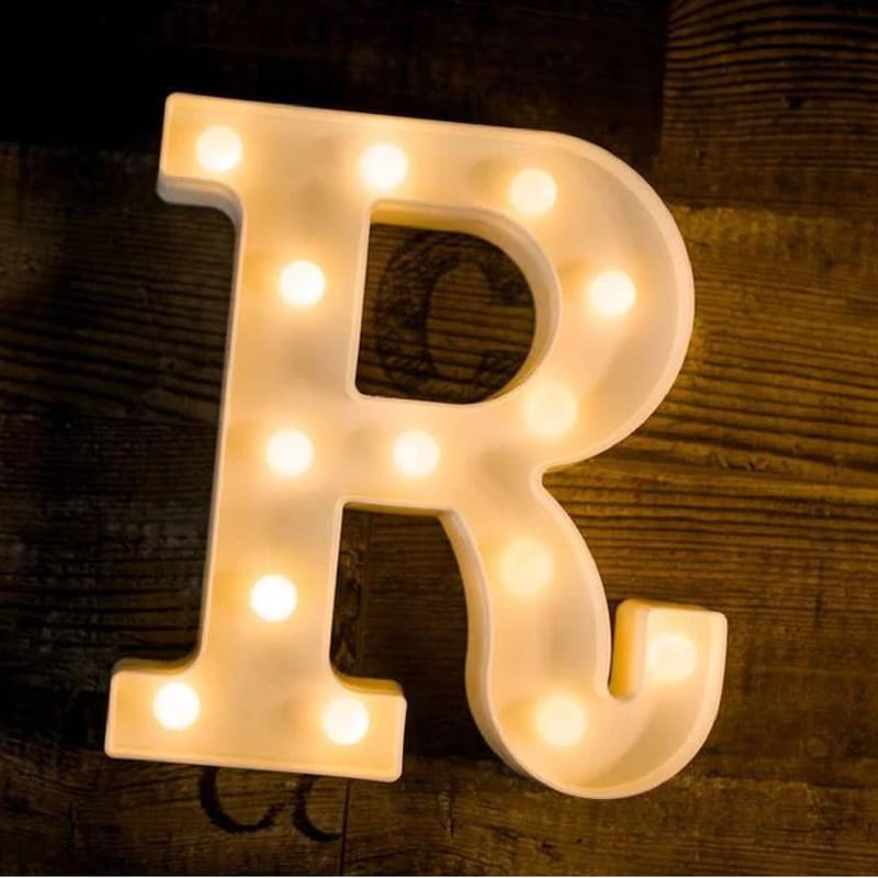 Wanna Party LED Marquee AlPhabet Letter R - 1 PC