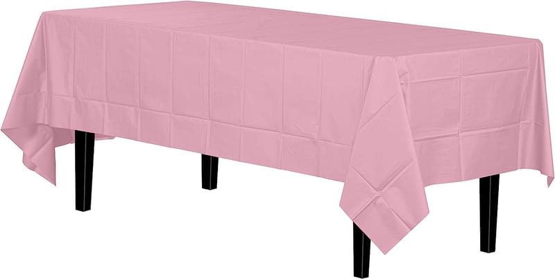 Wanna Party Light Pink Tablecover 54 inch x 108 inch