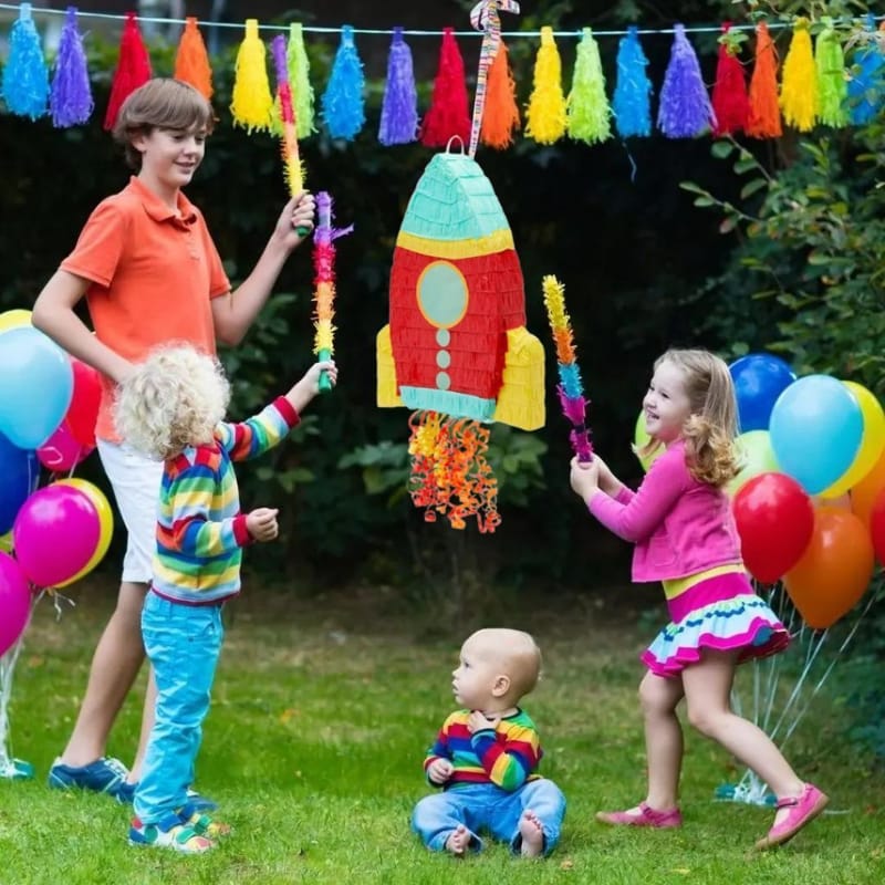 Wanna Party Rocket ShaPed Pinata