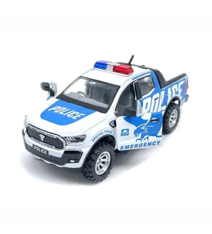 Plastic Police Car For Kids (White) PID50365