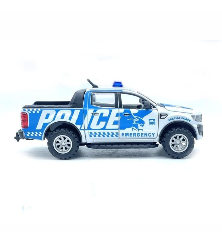 Plastic Police Car For Kids (White) PID50365