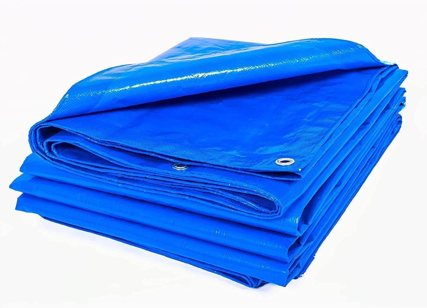 Farmroot Tarpaulin 18FT X 24FT 200 GSM Blue Tarpaulin Tirpal Tadpatri ...