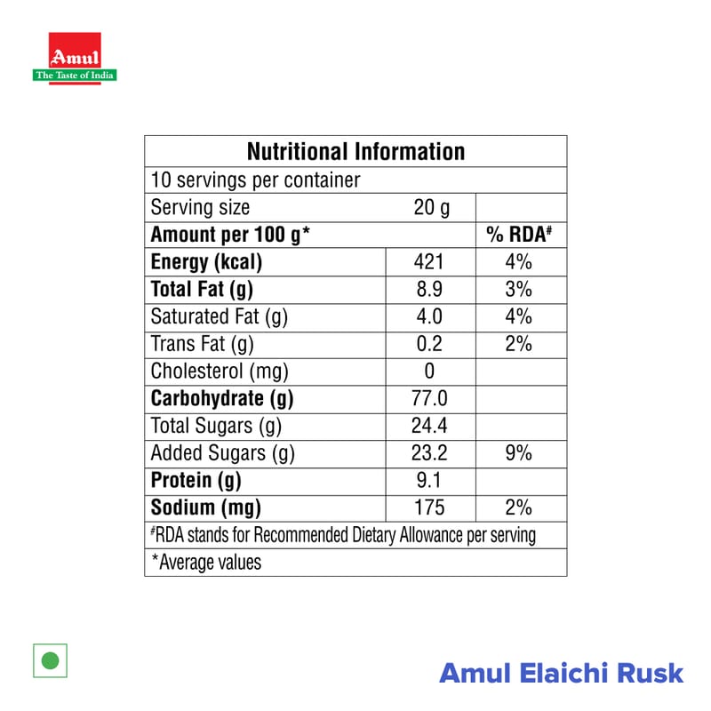 Amul Rusk Elaichi