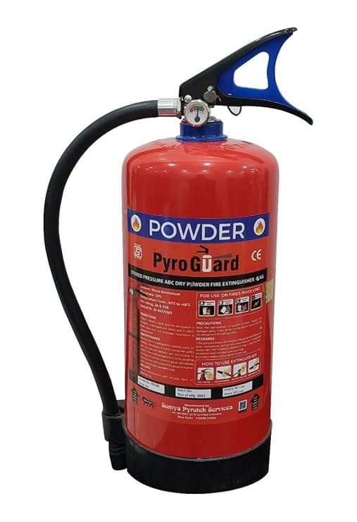 PYRO GUARD Fire Extinguisher ABC Powder Type Dry Chemical for Home ...