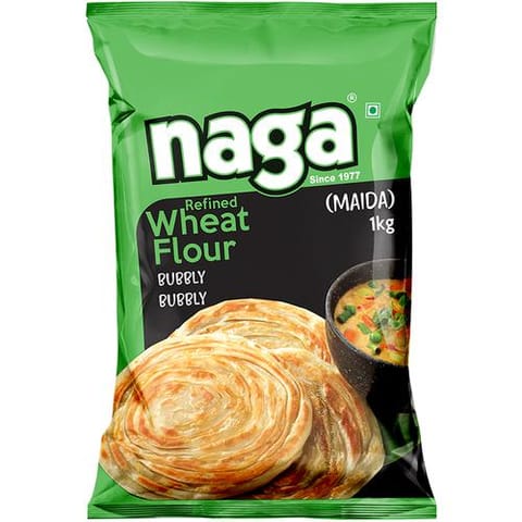 Naga Refined Wheat Flour (Maida), 1 Kg