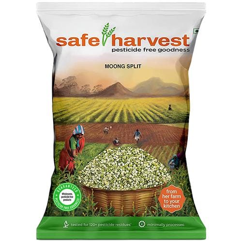Safe Harvest Moong Split, 500 G