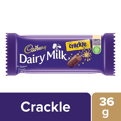 Cadbury Dairy Milk Crackle Chocolate Bar, 36 G