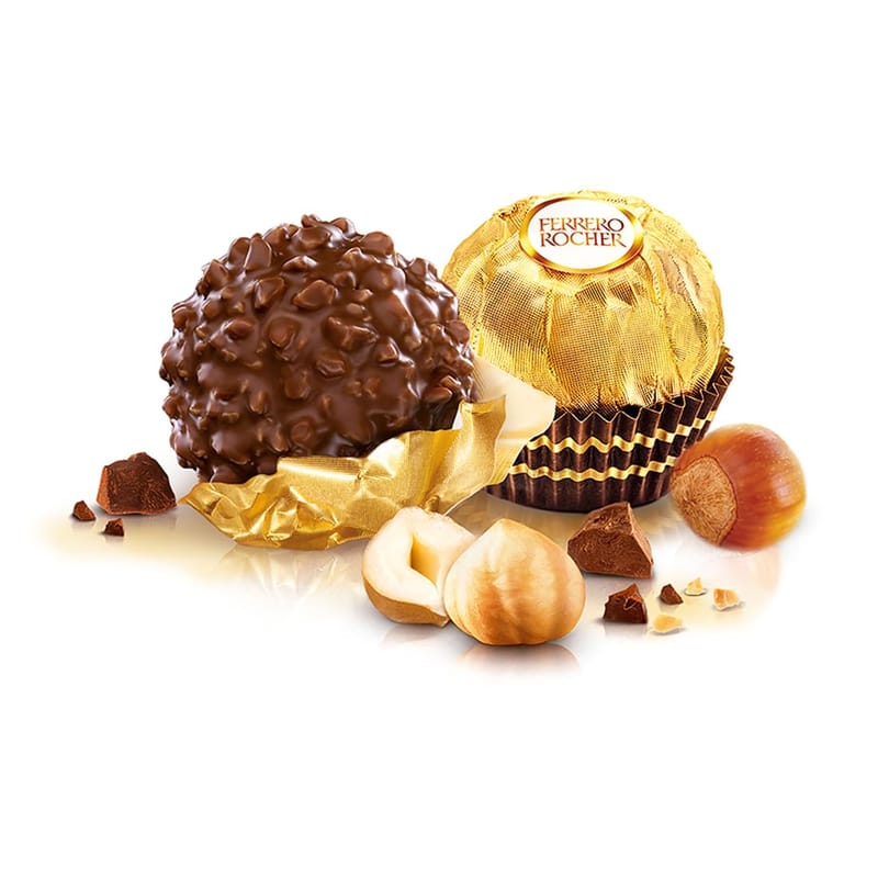 Ferrero Rocher T8, Hazelnut, 100 Gram