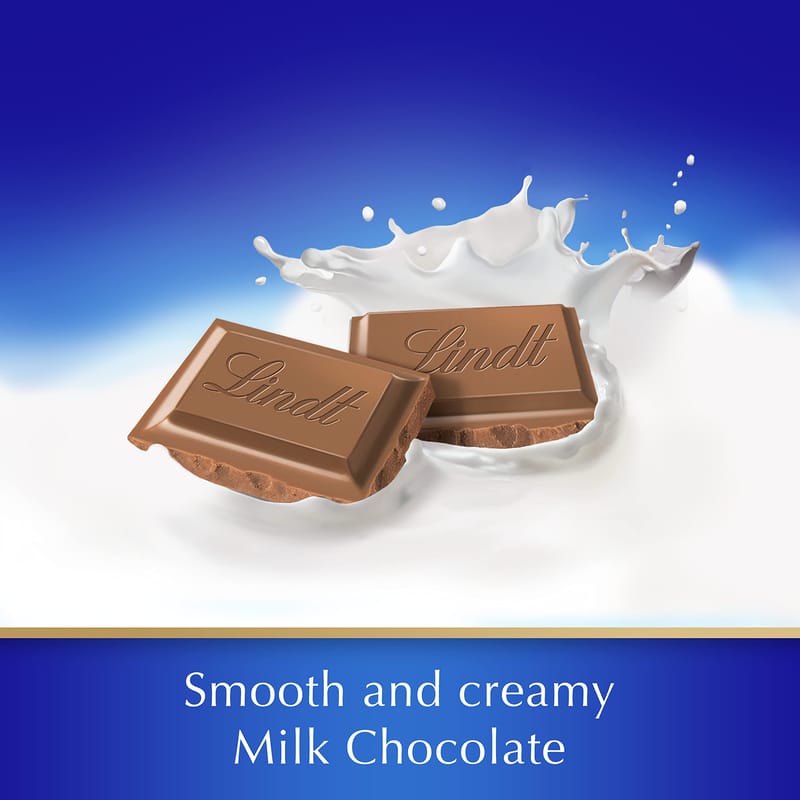 Lindt Swiss Chocolate, Milk, 100G Carton