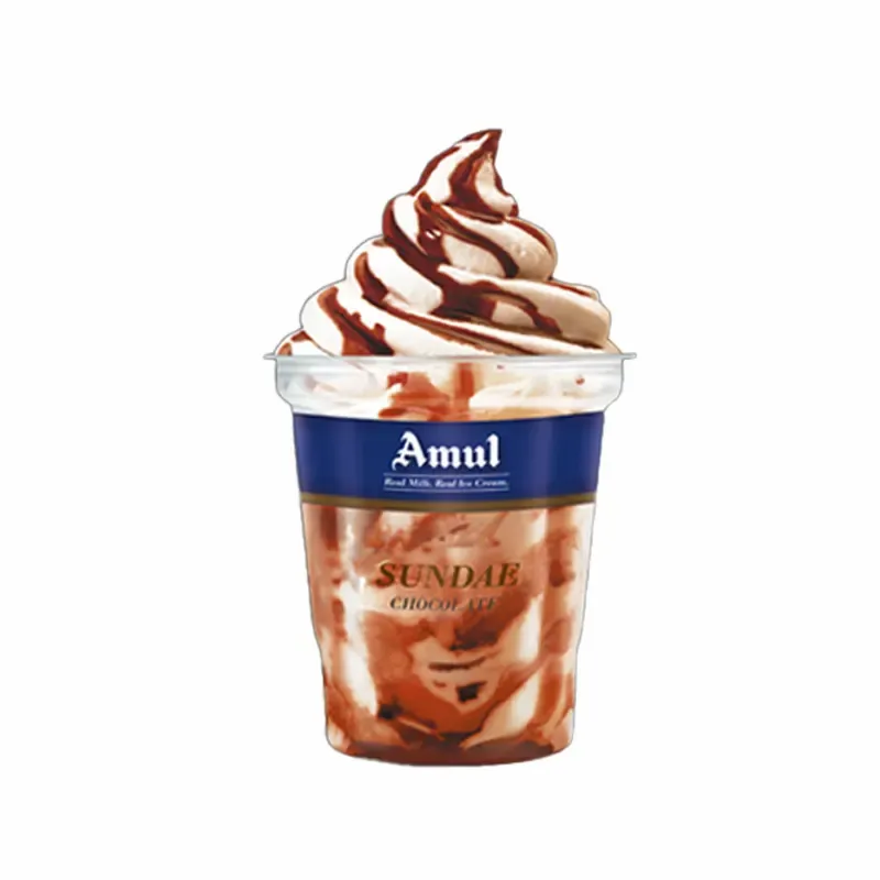 Amul Real Milk Real Ice Cream Sundae Chocolate, 125 ml