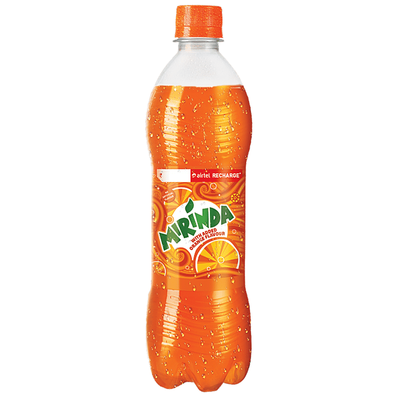 Mirinda Soft Drink, With Added Orange Flavour, 750 Ml
