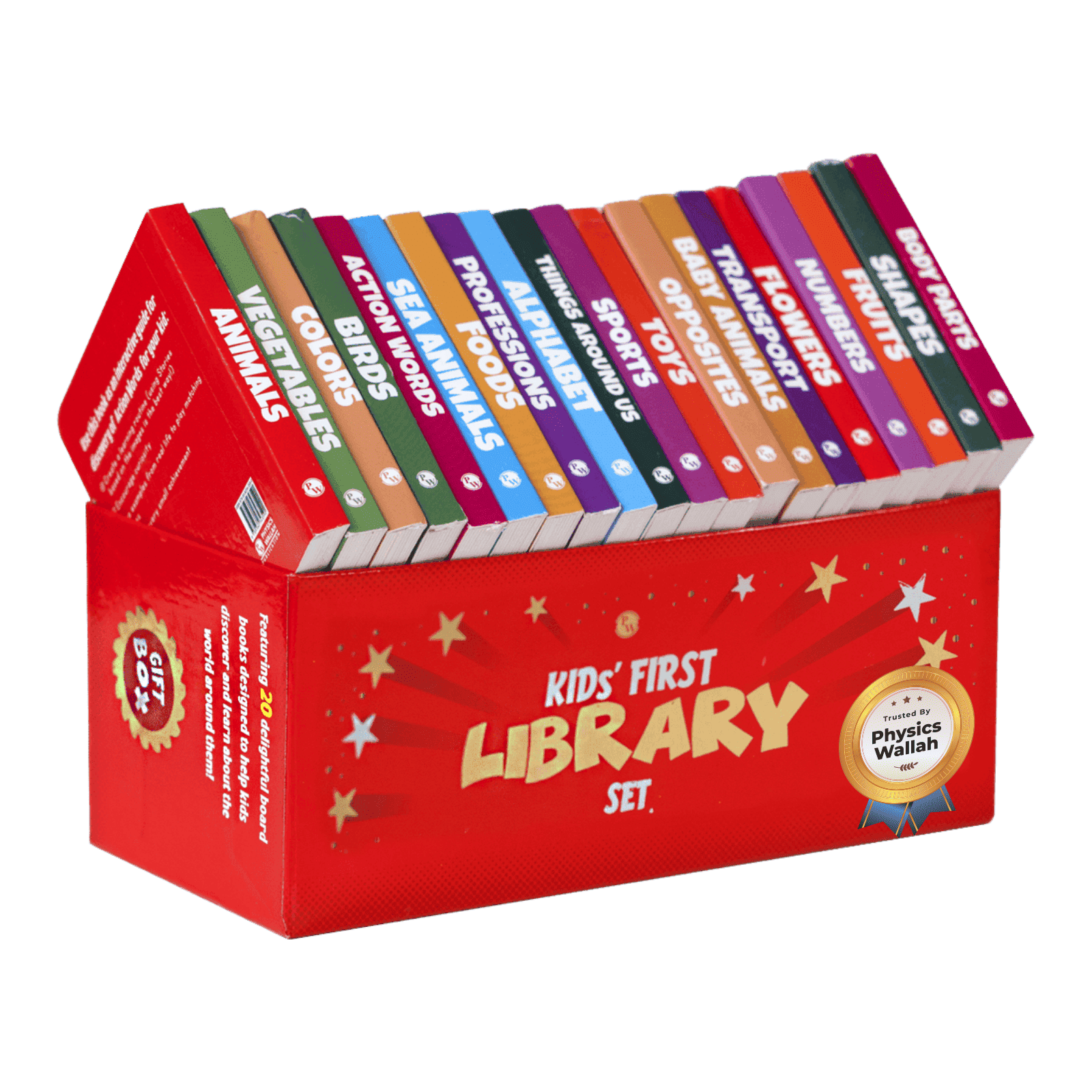 PW Kids Book, First Library Set Of 20 Board Books, Kids Book For 1 ...