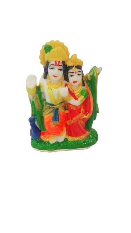 Small Radha Krishna Idol Statue for Home Temple