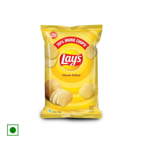 Lay'S Classic Salted Potato Chips, 52 gm Packet