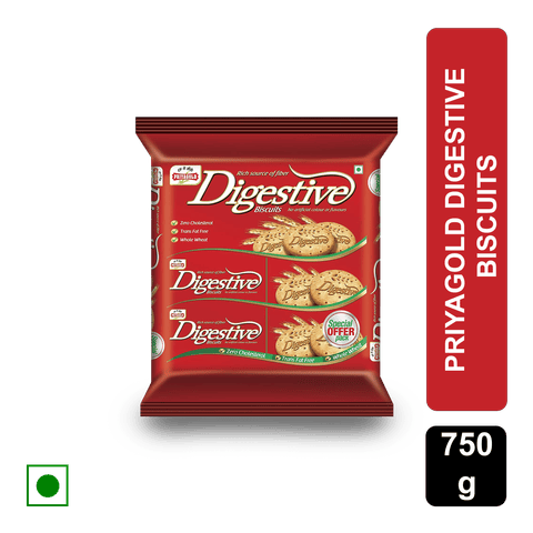 Priyagold Digestive Biscuits, 750 gm Pack