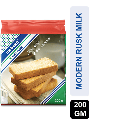 Modern Milk Rusk, 200 gm Pack
