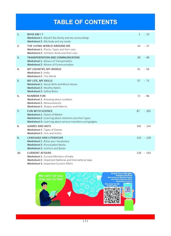 OSWAAL CBSE ONE FOR ALL WORKBOOK GENERAL KNOWLEDGE CLASS 2 CONCEPT WISE ...