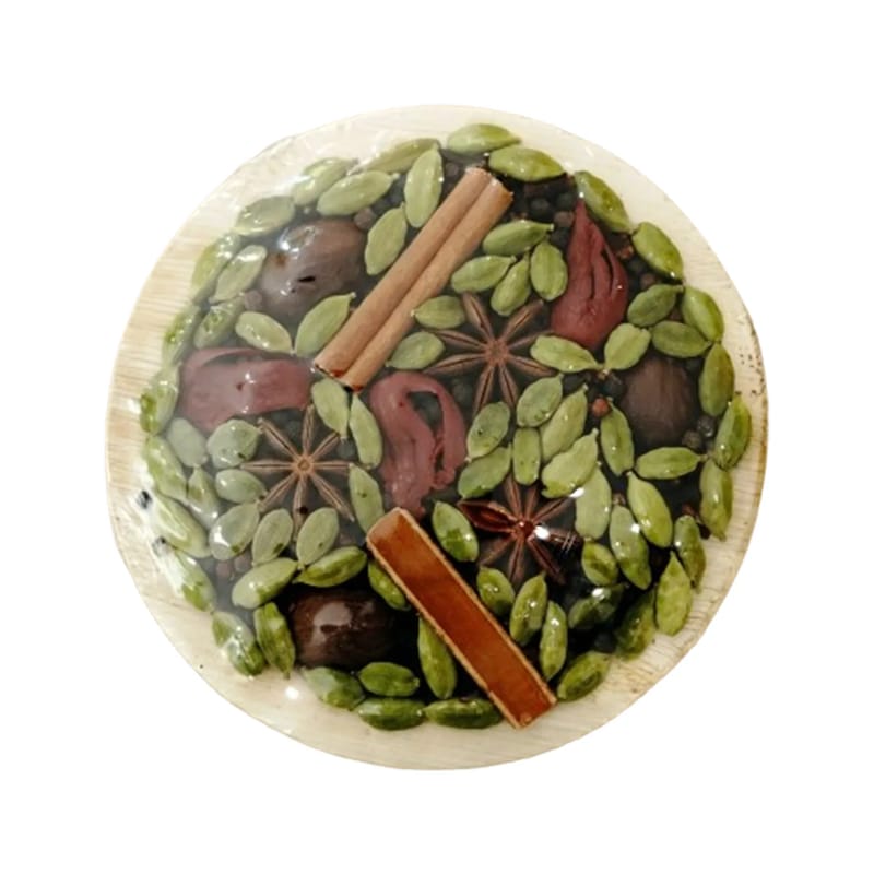 Handcrafted palm leaf Assorted Kerala Spices Gift Box