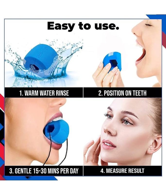 Jawline Exerciser Tool for Men and Women Jaw, Face, and Neck Fat ...