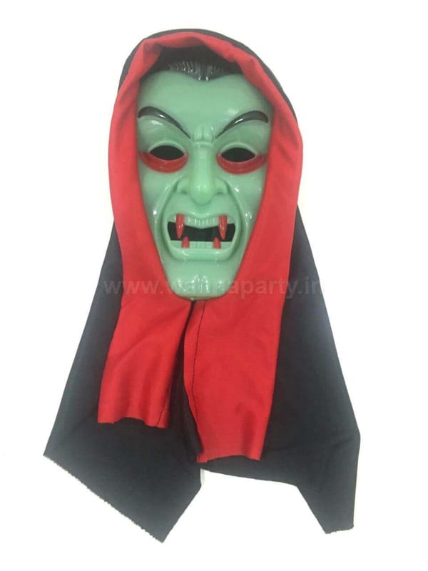 Wanna Party Glow in the Dark Blood Ghost Mask w/ Hood