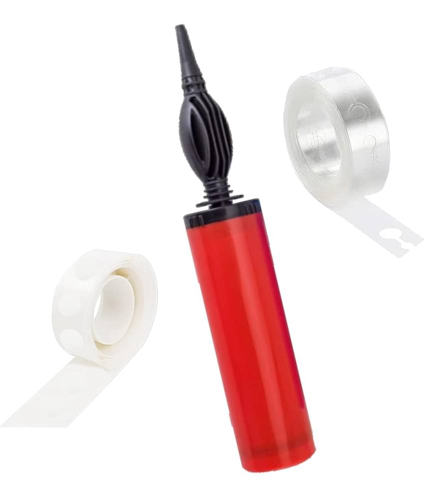 Air Balloon Pump with Glue dot and Balloon Arch Strip for Foil Balloons ...