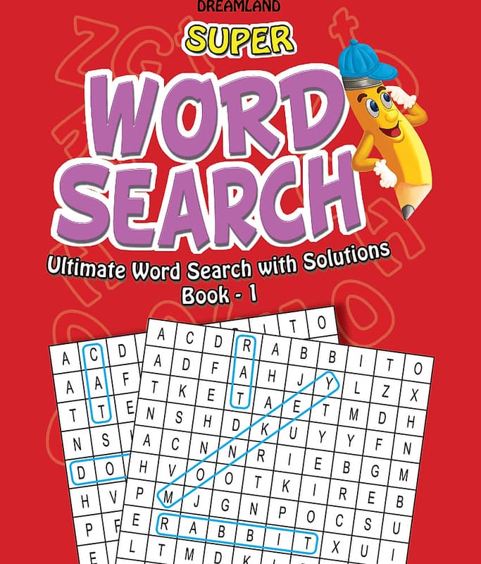 Super Word Search Part - 1 - Interactive & Activity Book