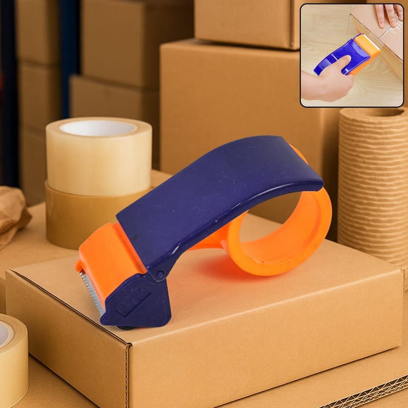 45mm Hand Tape Dispenser Packing Packaging Boxes Roll Roller Cutter ...
